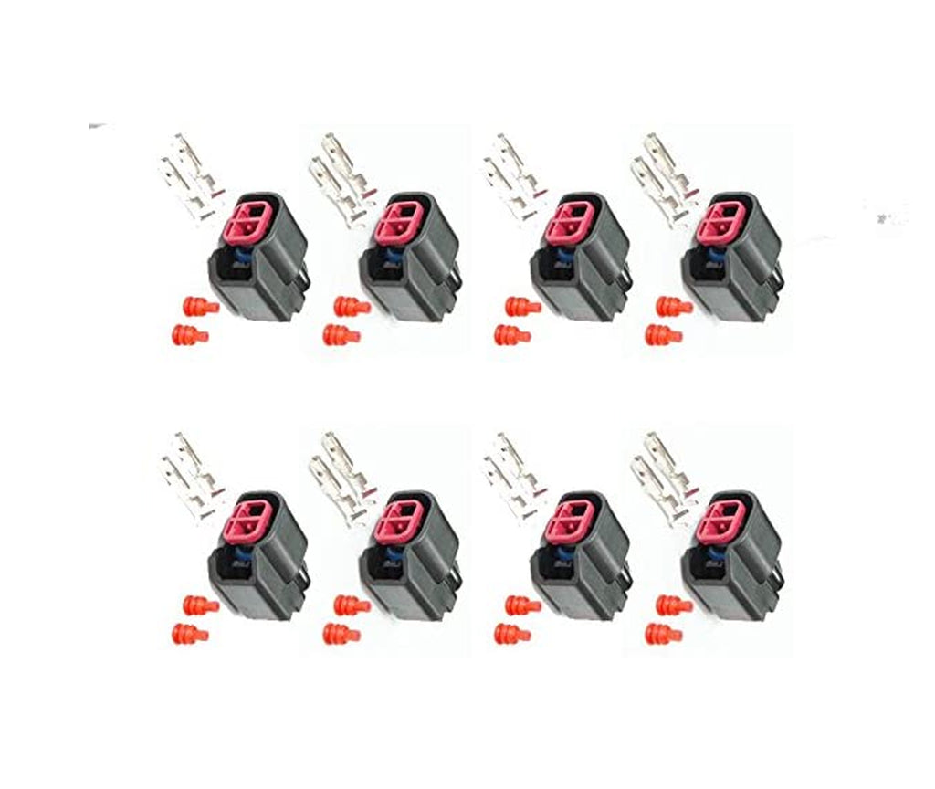 8x EV6 / EV14/ USCAR Fuel Injector Connector Kits – Boost Monkey